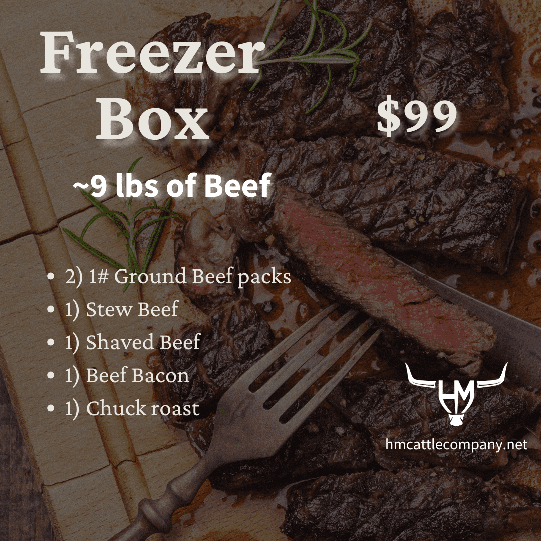 Stock Up in Style: HM Cattle Co's Freezer Box Packed with Premium ...